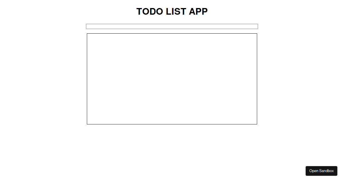 to-do-list - Codesandbox