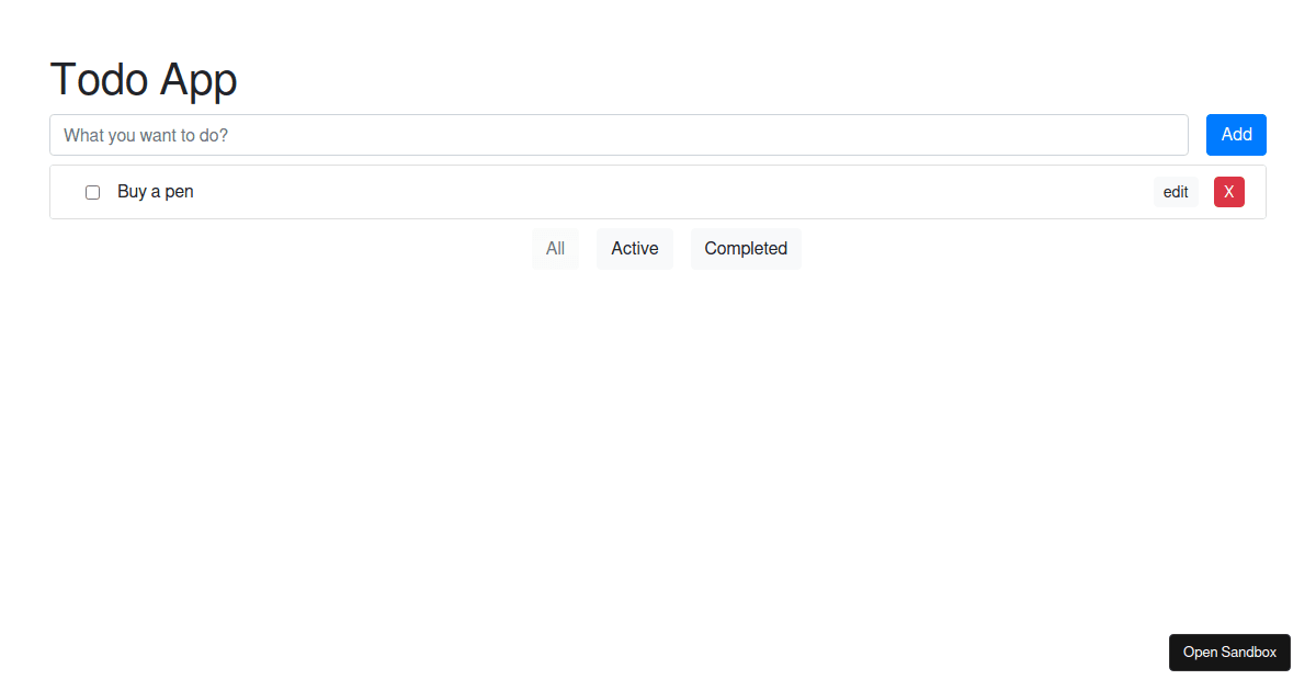 todo-app - Codesandbox