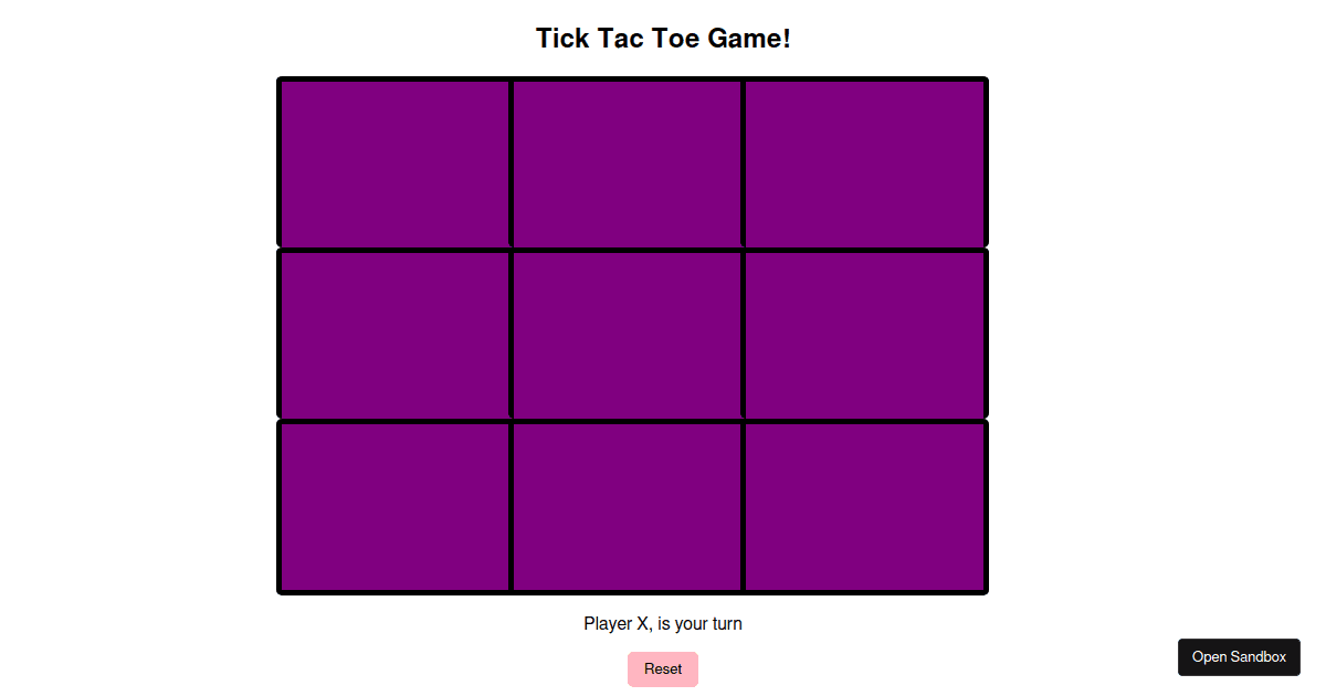 tick-tac-toe - Codesandbox