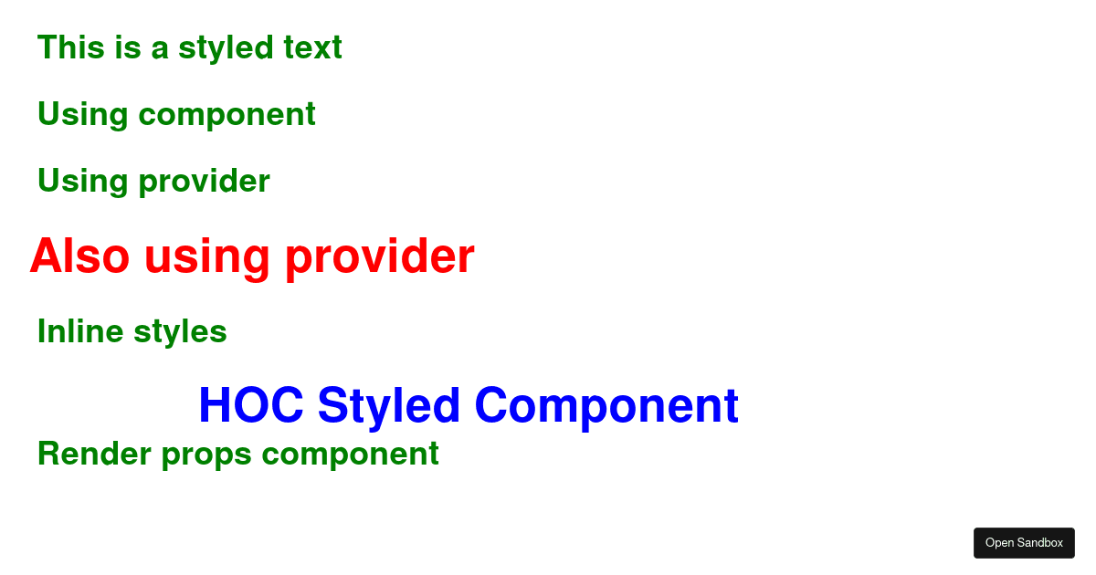 graphql-css playground - Codesandbox