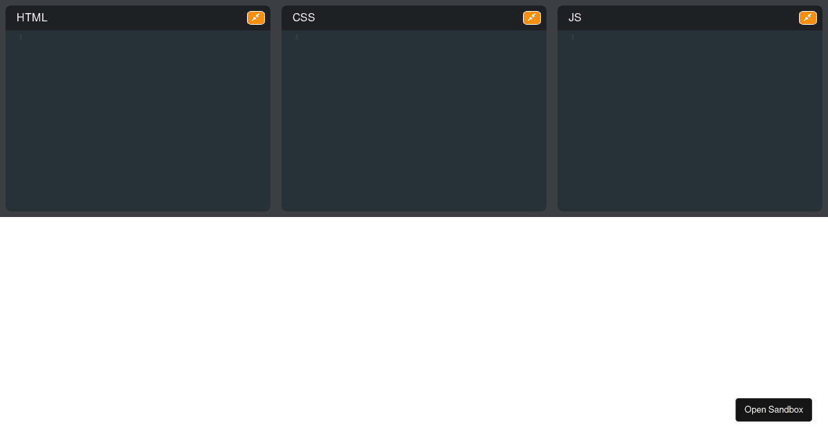 code-pen - Codesandbox