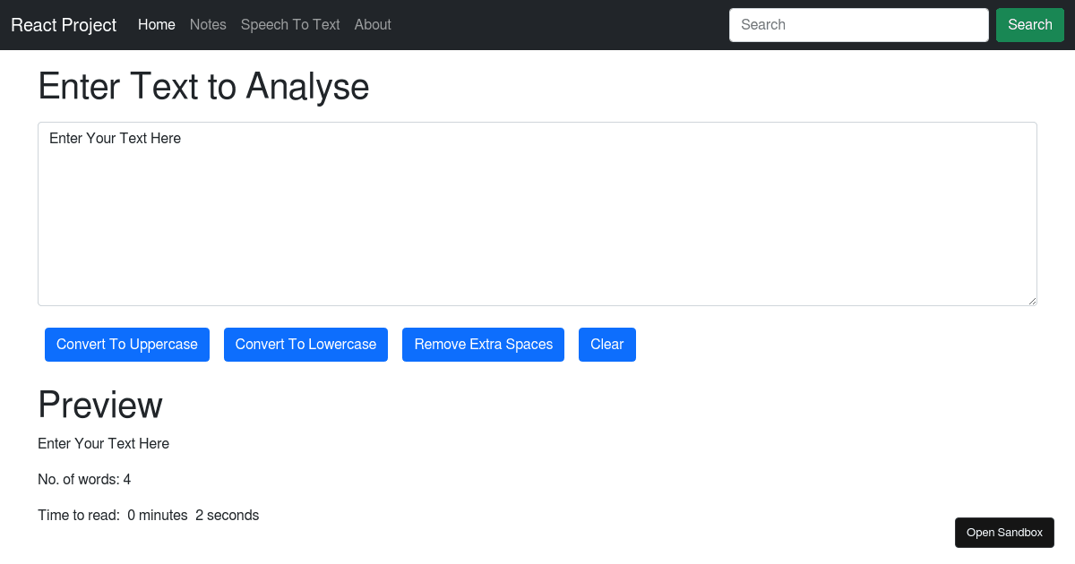 myreactapp - Codesandbox