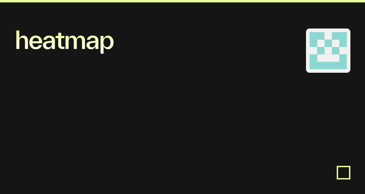 heatmap - Codesandbox