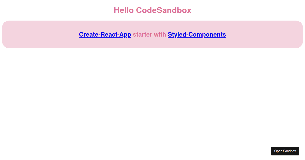 react-with-styled-components-template - Codesandbox react-with-styled-components-template - Codesandbox