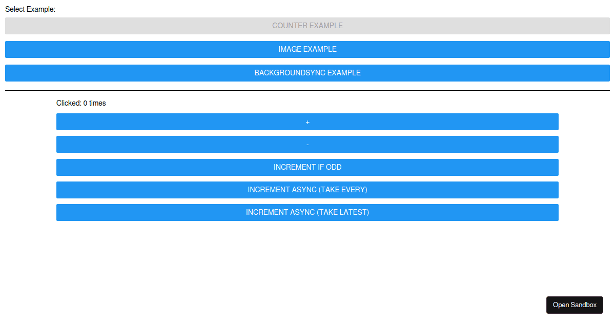 Redux Saga Session - Codesandbox