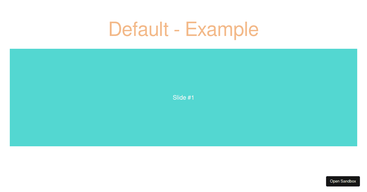 Default - Example - Codesandbox