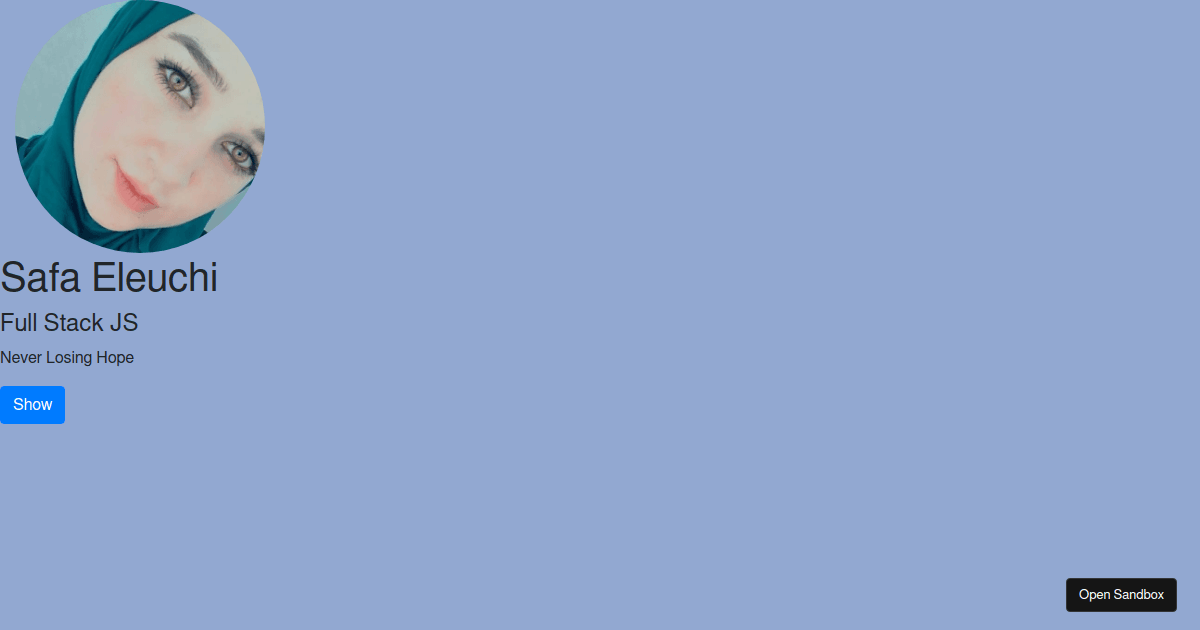 checkprops - Codesandbox