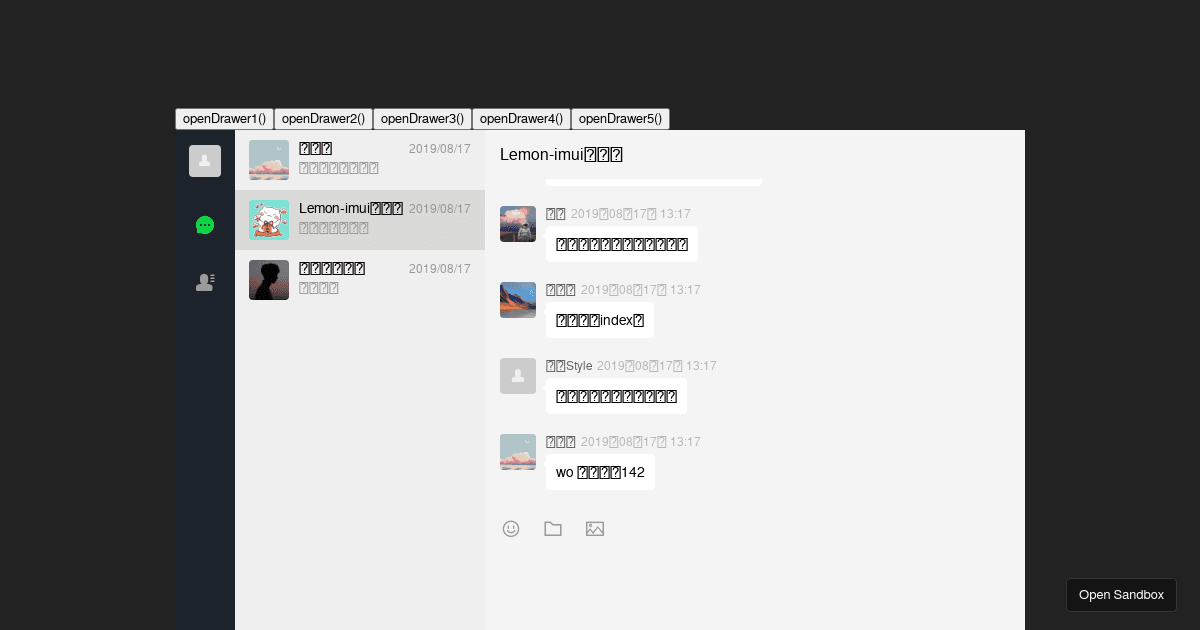 Lemon-IMUI 精简模式 (forked) - Codesandbox