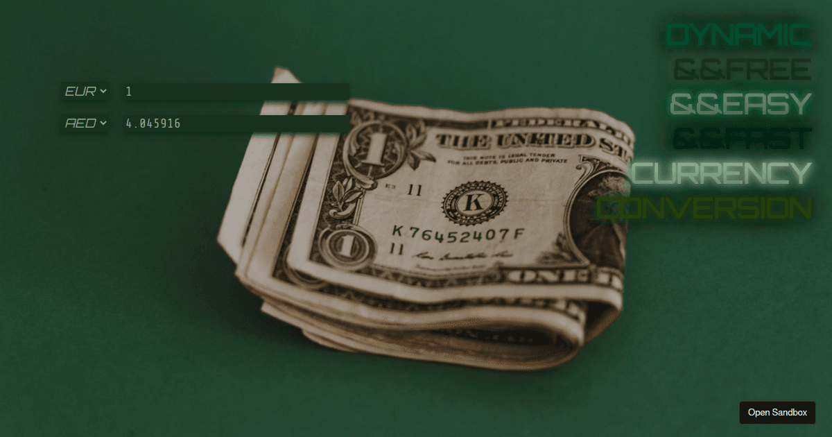 currency-converter (forked) - Codesandbox