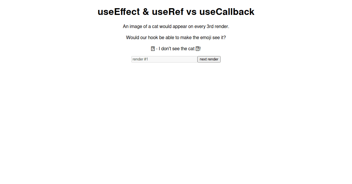 useCallback as ref - Codesandbox