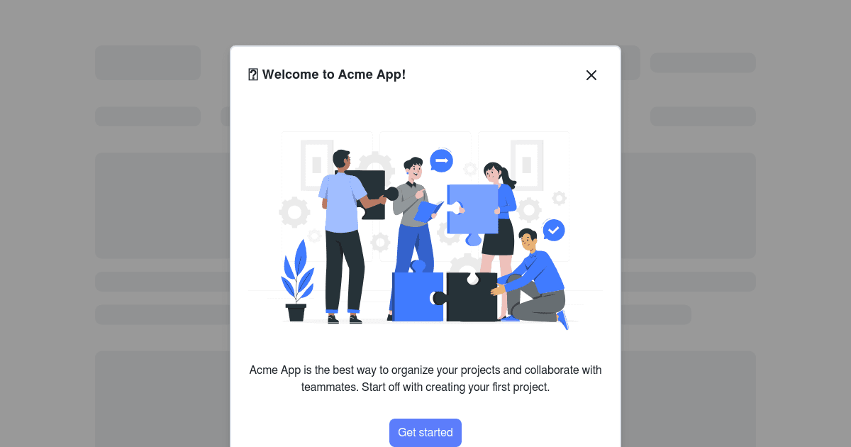 Dopt Modal Example - Codesandbox