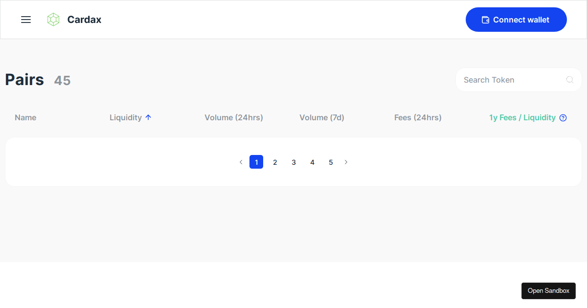 cardax-js - Codesandbox