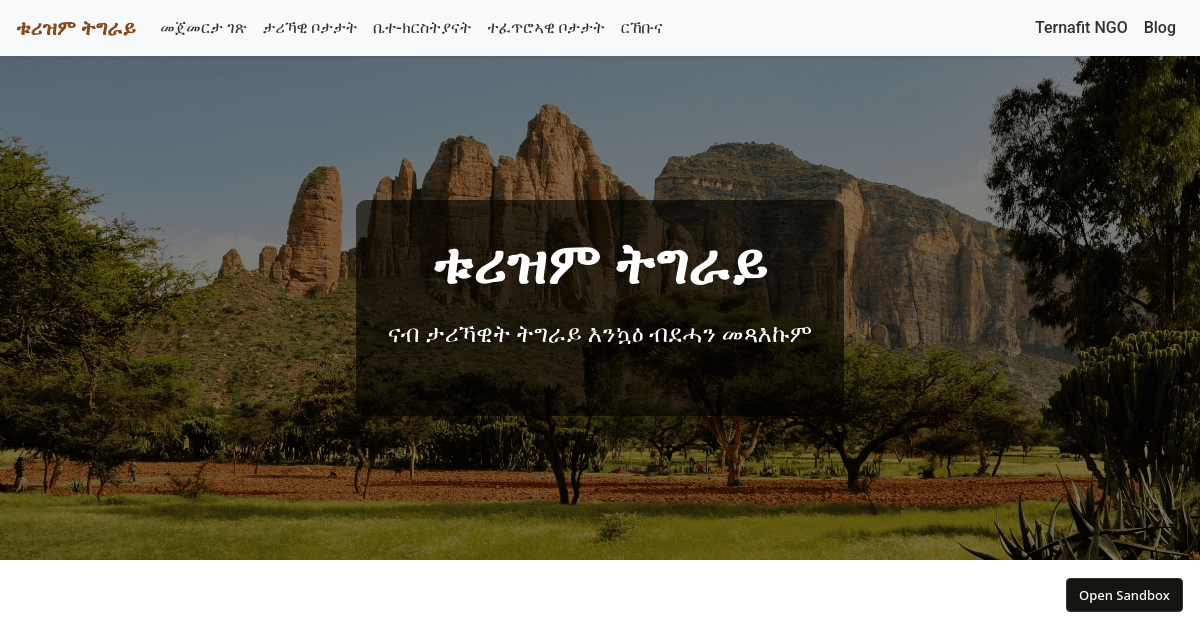 yosephdev/tigray-tourism - Codesandbox