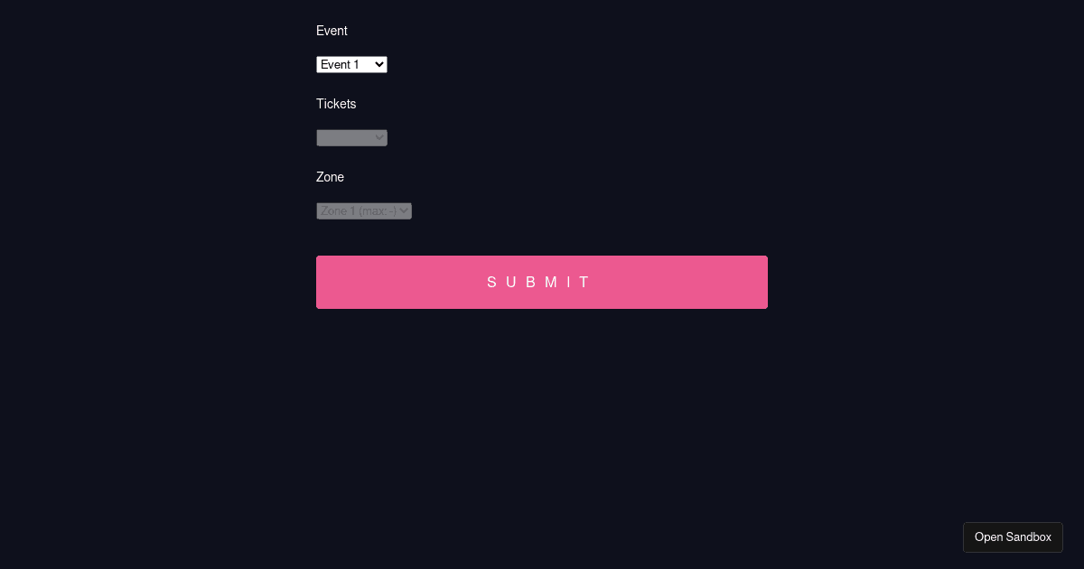 React Hook Form Useform Template Forked Codesandbox