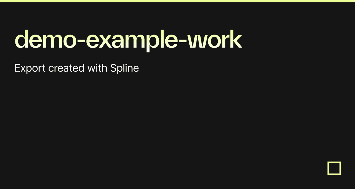 demo-example-work - Codesandbox