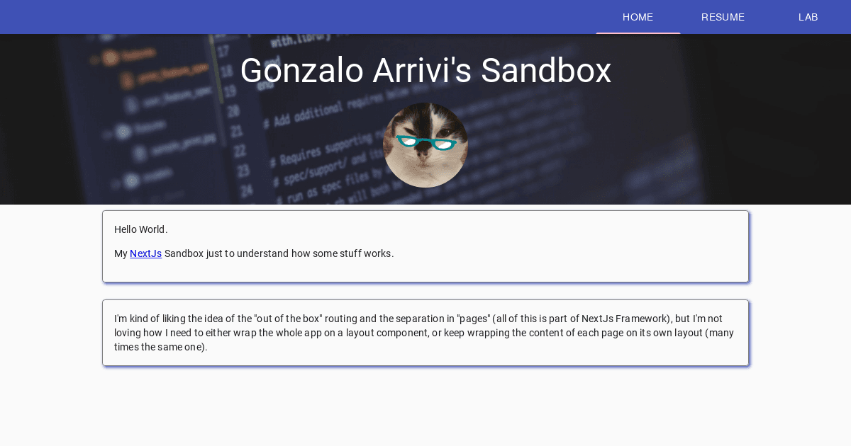 nextjs-sandbox - Codesandbox