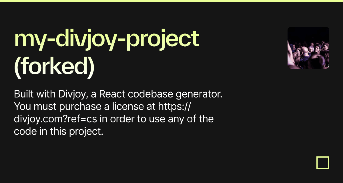 my-divjoy-project (forked) - Codesandbox