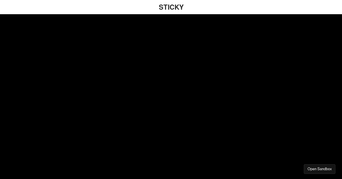 sticky-zoom - Codesandbox