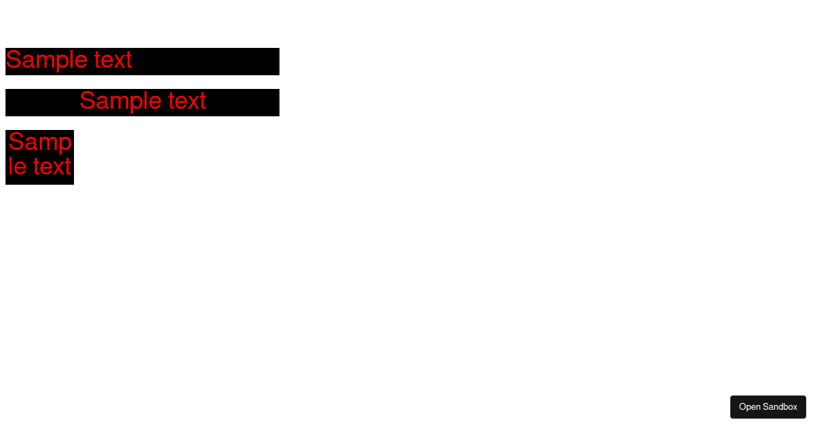 vue-konva text align center - Codesandbox