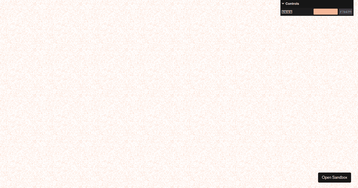 Noise Background Animation - Codesandbox