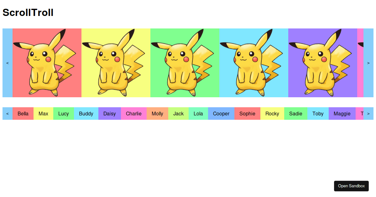 scroll-troll - Codesandbox