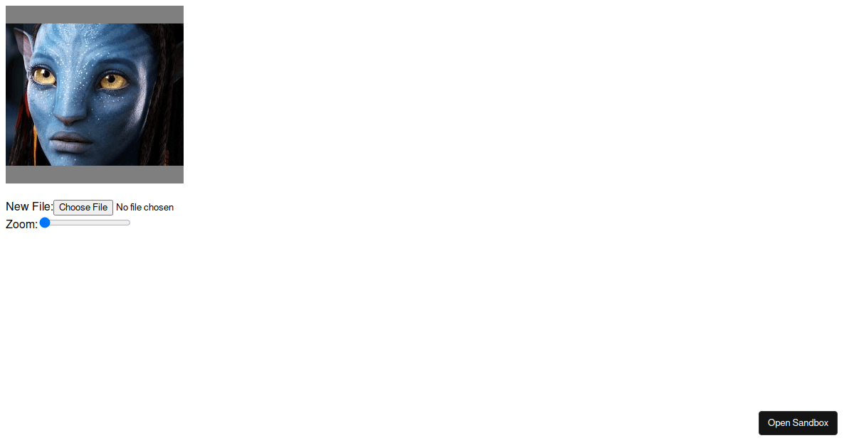 React Avatar Editor Demo - Codesandbox