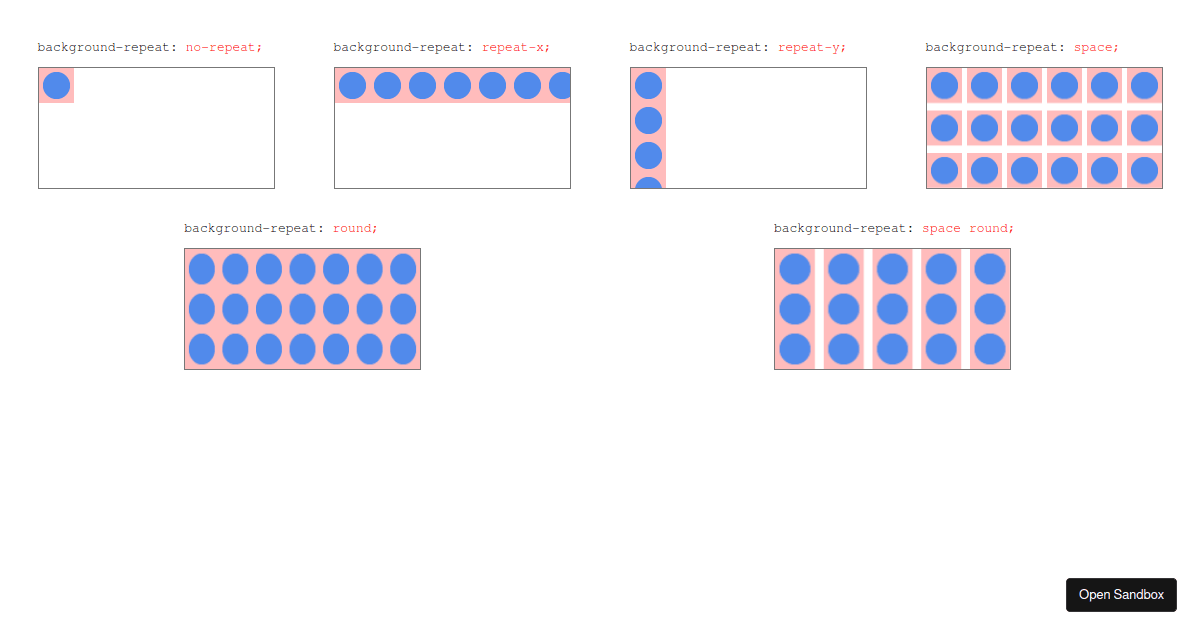 background-repeat - Codesandbox