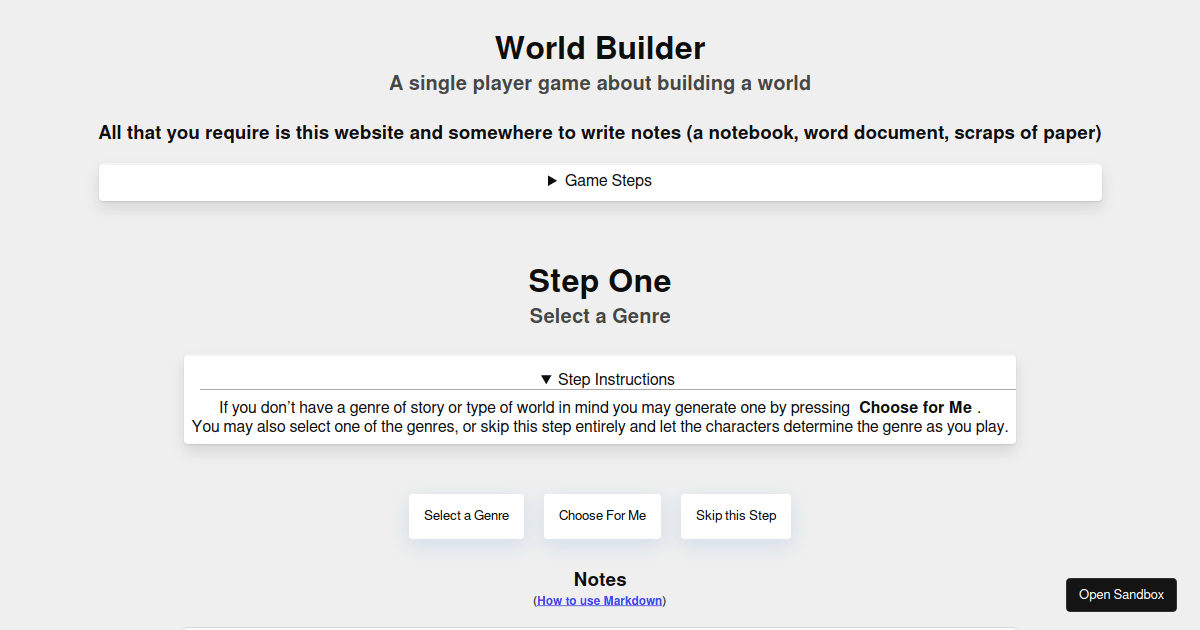 world-maker - Codesandbox