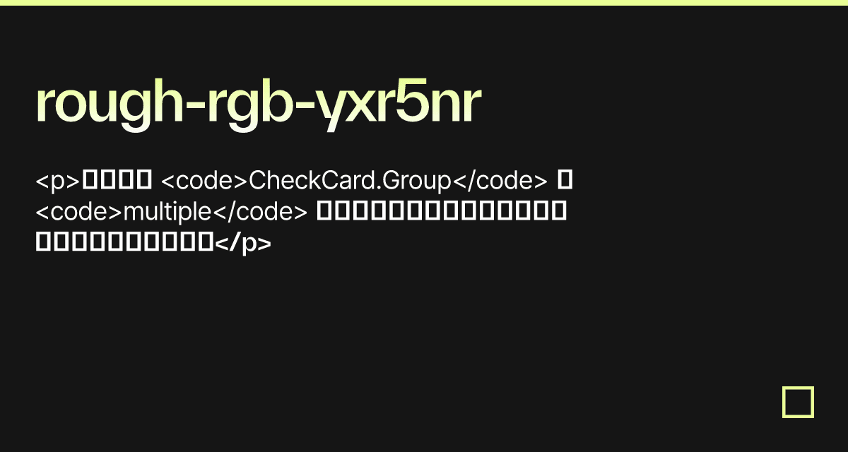rough-rgb-yxr5nr - Codesandbox
