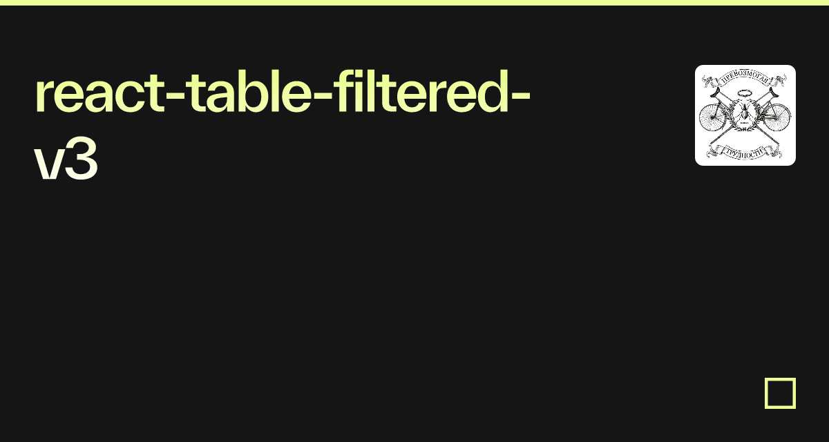 react-table-filtered-v3 - Codesandbox