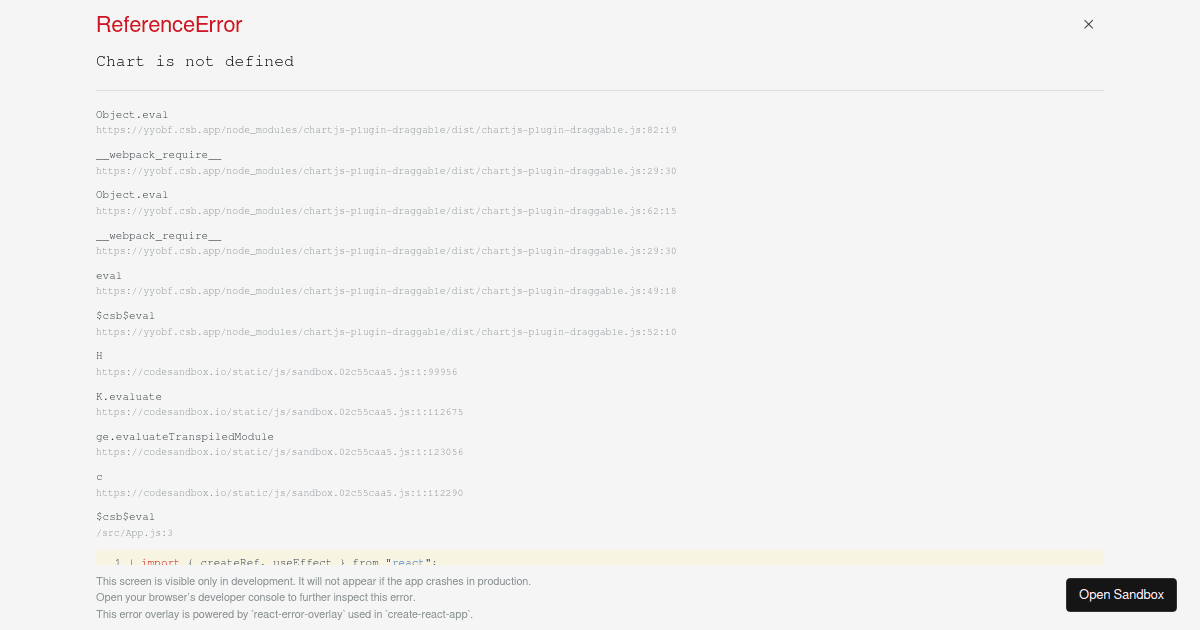 Reactjs Chartjs Forked Codesandbox