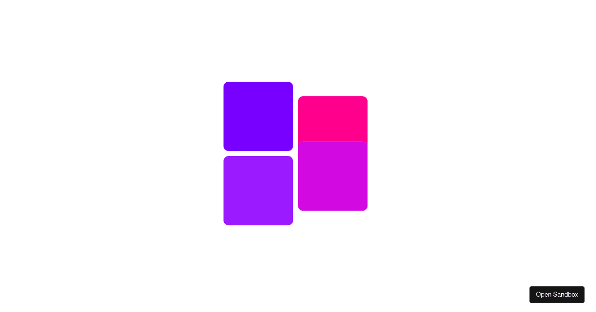 Framer Motion: Reorder animation - Codesandbox