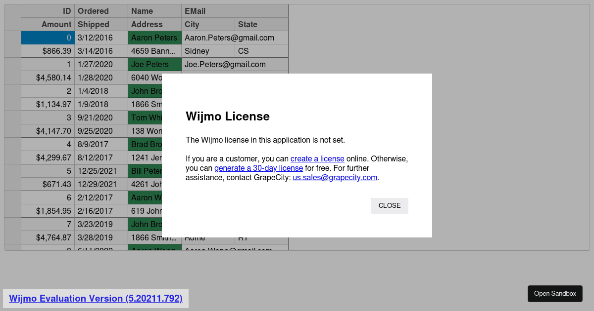 wijmo-vue (forked) - Codesandbox