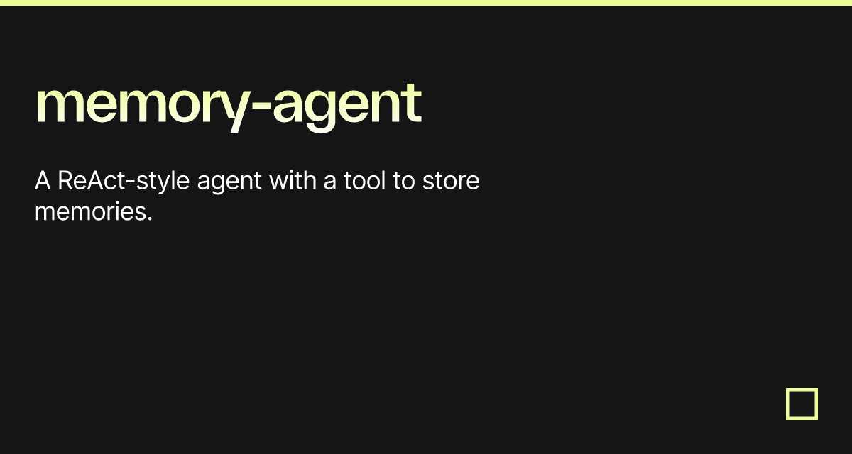 memory-agent - Codesandbox