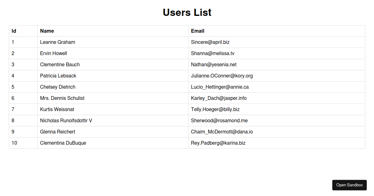 users-list-api-call-react - Codesandbox users-list-api-call-react - Codesandbox