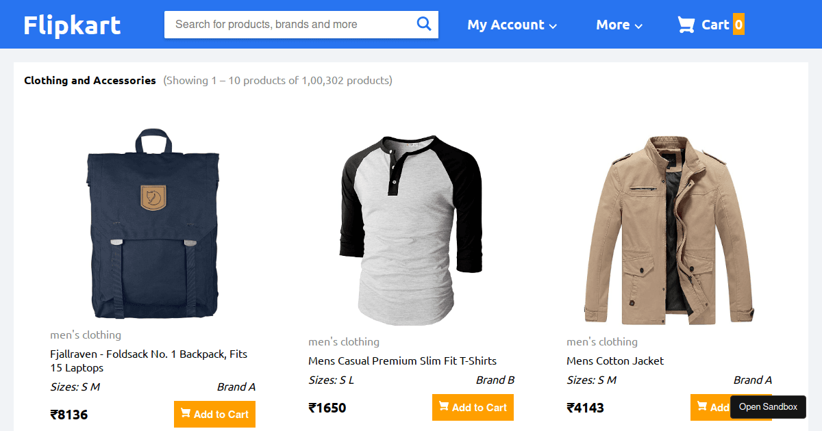 flipkart-kart - Codesandbox