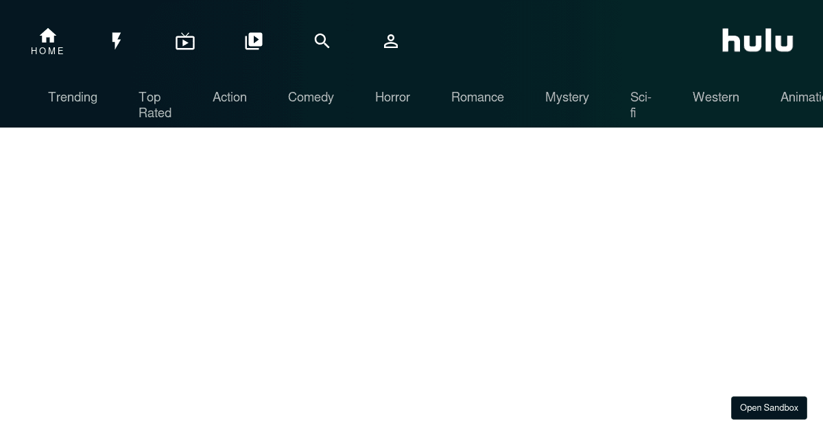 hulu-clone - Codesandbox