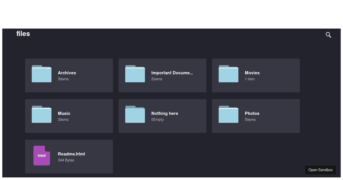 Component-Folder Chooser (forked) - Codesandbox