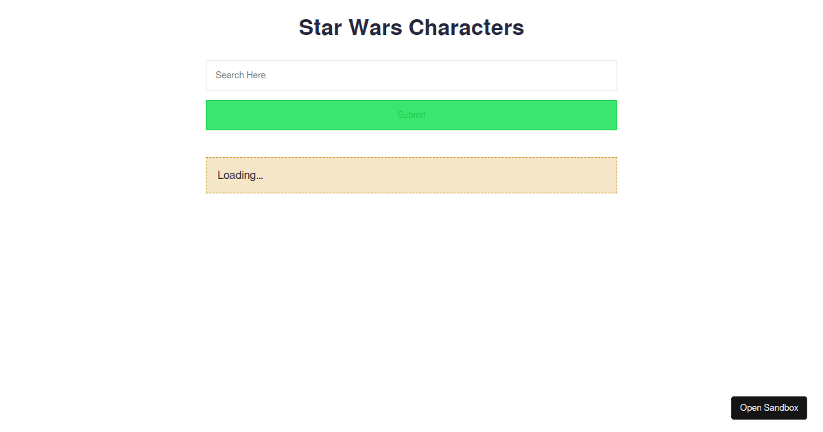 star-wars-autocomplete - Codesandbox