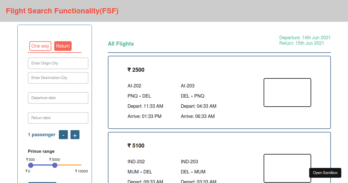 flight-search-functionality - Codesandbox