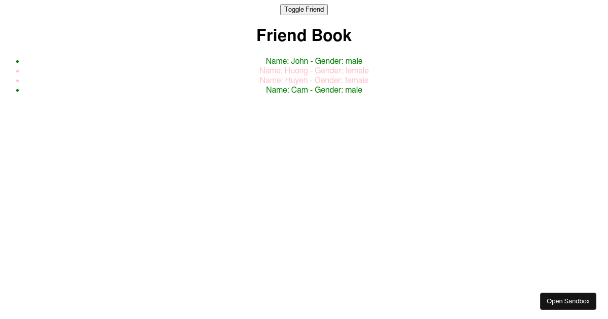 React-Friend-book-add-color - Codesandbox