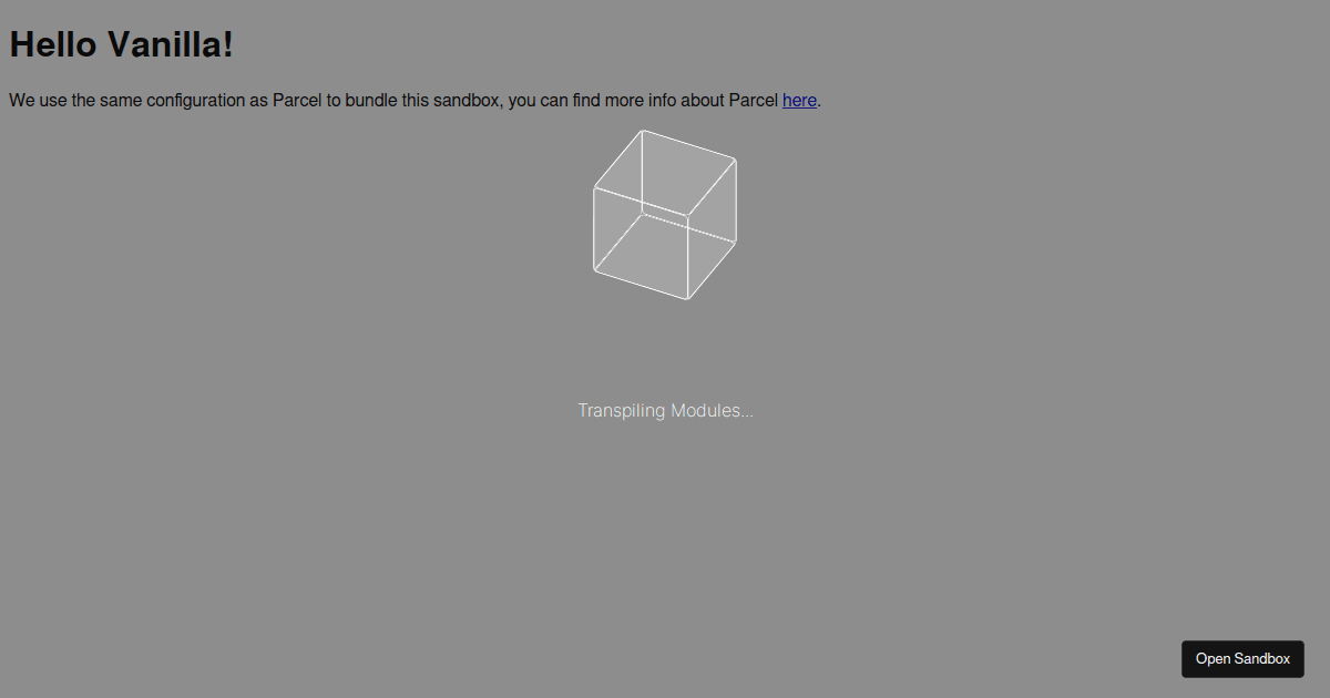 Plainjavascript Codesandbox