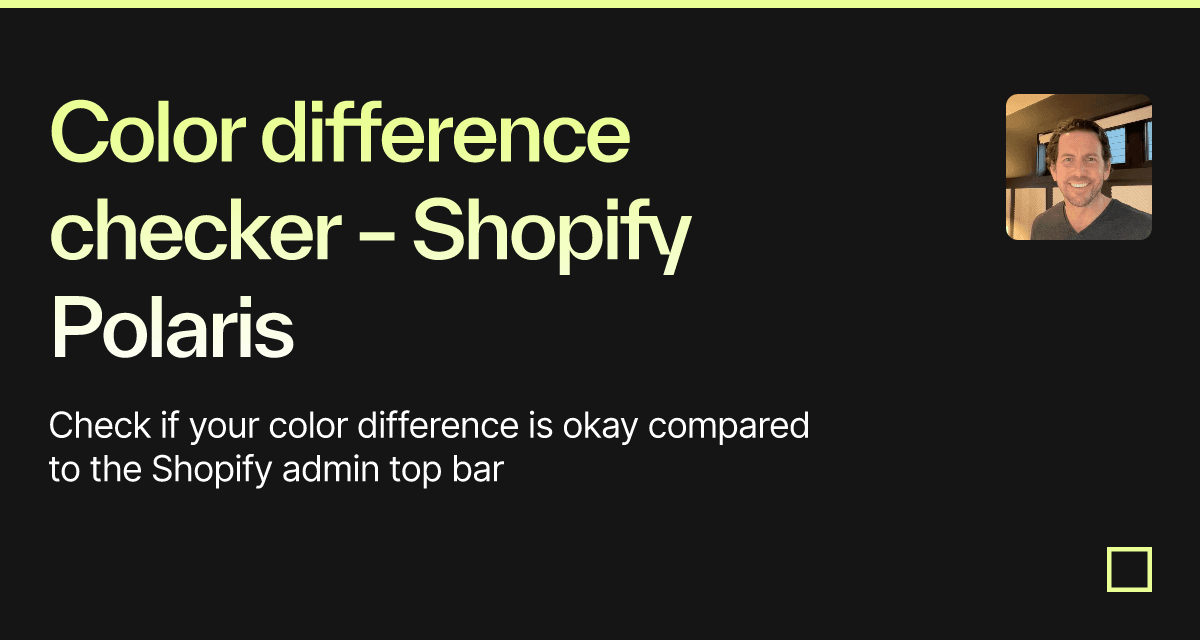 Color difference checker – Shopify Polaris - Codesandbox