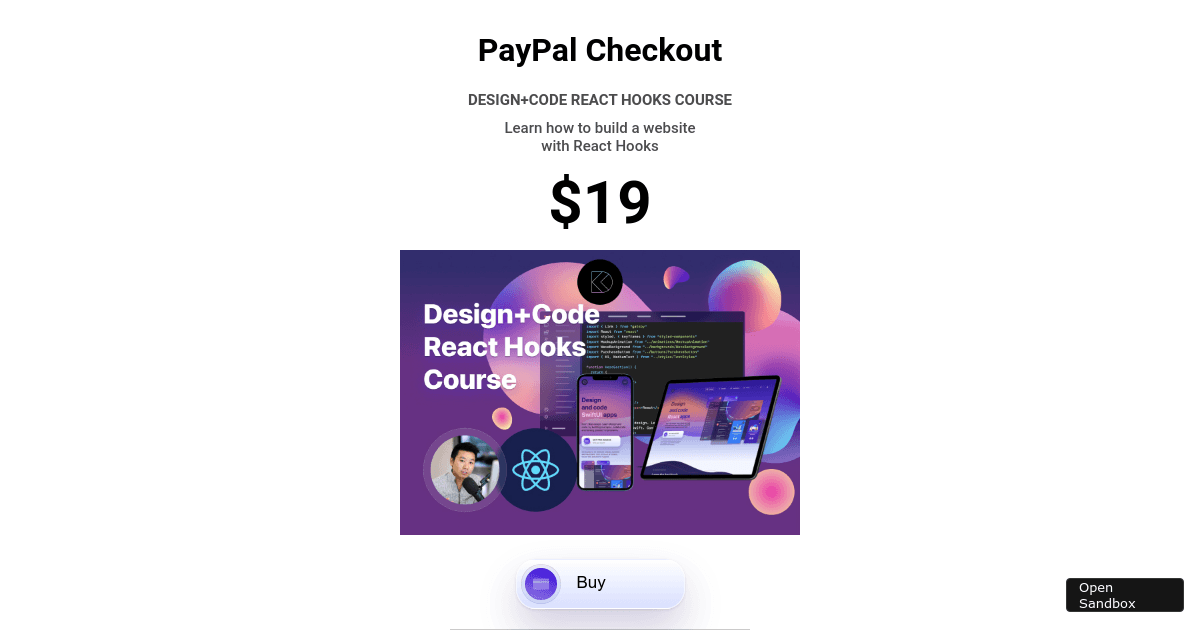 paypal-checkout - Codesandbox