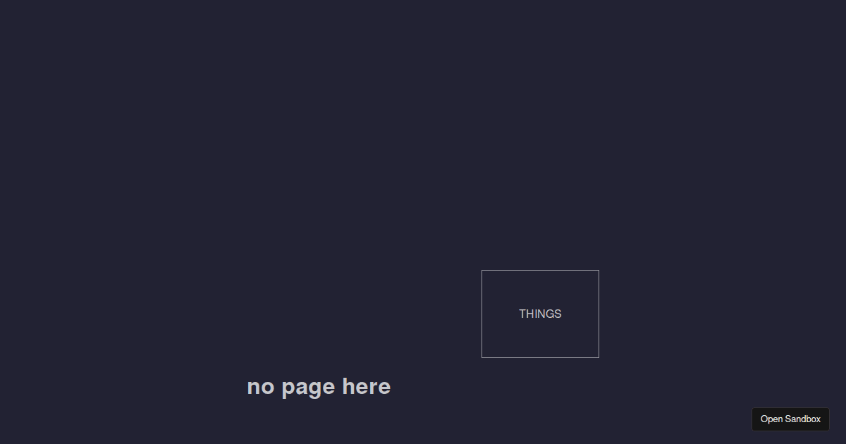 React Panel Menunested Routing Practice Codesandbox