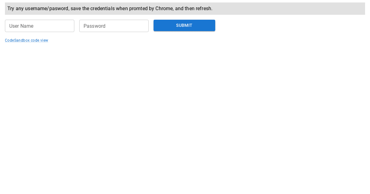 Autofill and MUI Label Shrink - Codesandbox