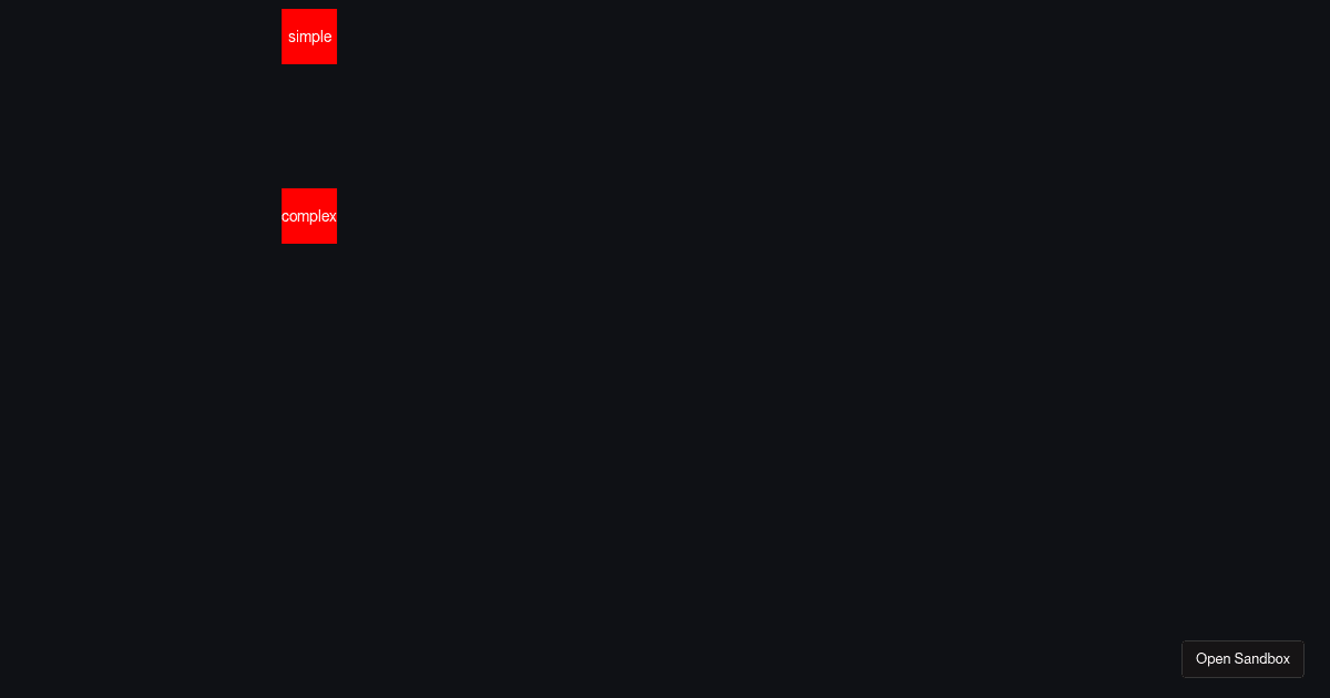 Somooth animation with Motion One - Codesandbox