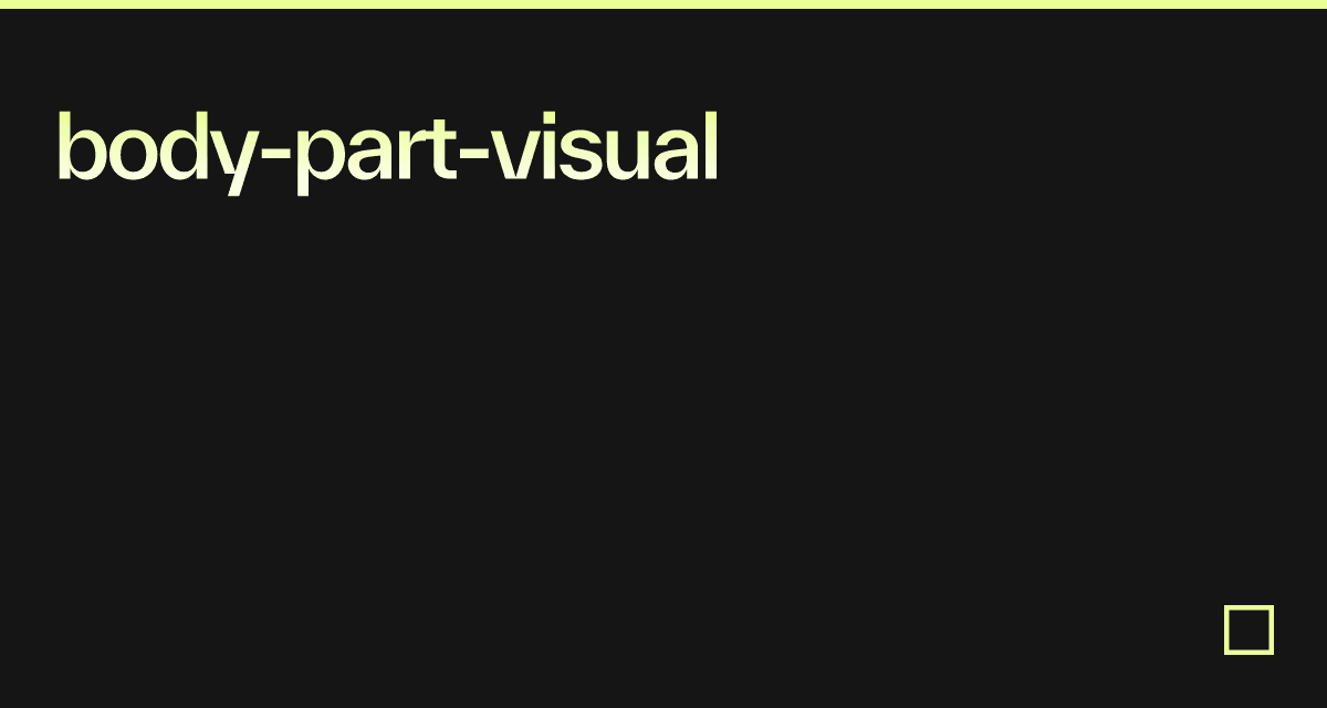 body-part-visual - Codesandbox