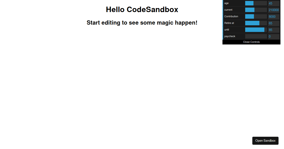 dat-gui-paycheck - Codesandbox