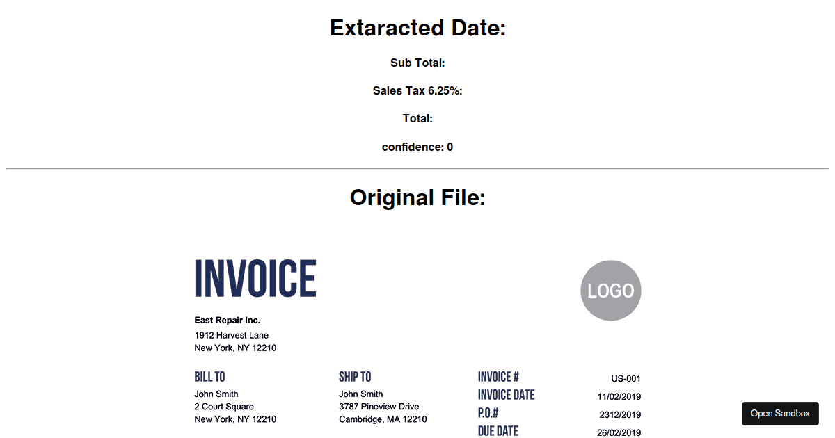 Image-Process-OCR-NLP - Codesandbox